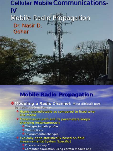Mobile Radio Propagation Pdf Radio Propagation Telecommunications Engineering