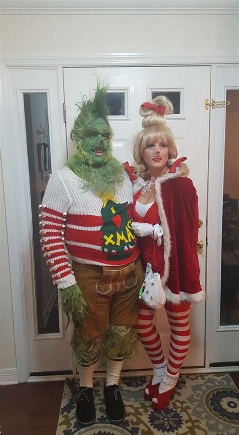 Diy Grinch Cindy Lou Christmas Costume Idea Costume Halloween Grinch