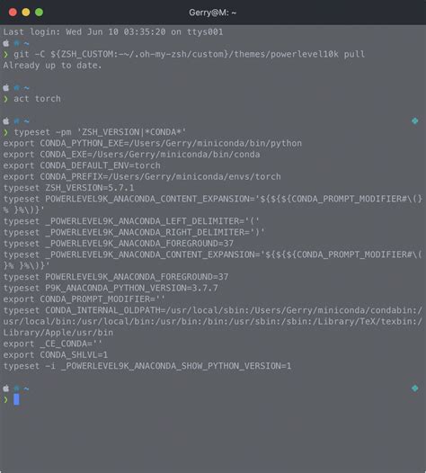 How To Enable Showing Conda Env Name Issue Romkatv