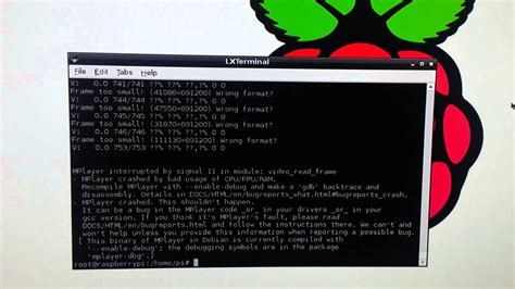 Raspberry Pi Raspbian Mplayer Crashes With Easycap Dc 60 Youtube