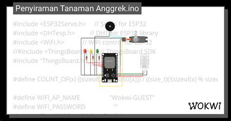 Penyiraman Tanaman O Wokwi Esp32 Stm32 Arduino Simulator