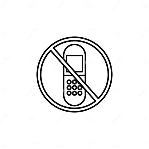 Crossed Out Flip Phone Icon Indicating Prohibition Or Outdated