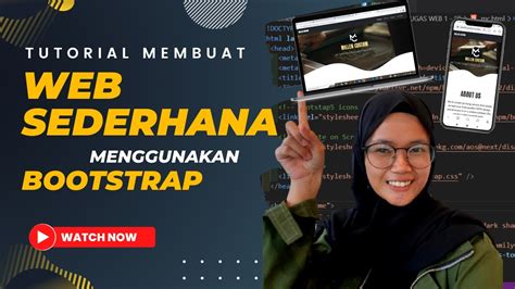 Tutorial Membuat Web Sederhana Menggunakan Bootstrap Youtube