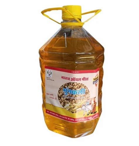 Lowers Cholesterol 5 L Cold Pressed Peanut Oil For Used To Boosts Skin