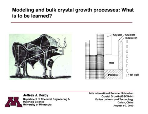 Pdf Modeling And Bulk Crystal Growth Processes What Is To Be Learned