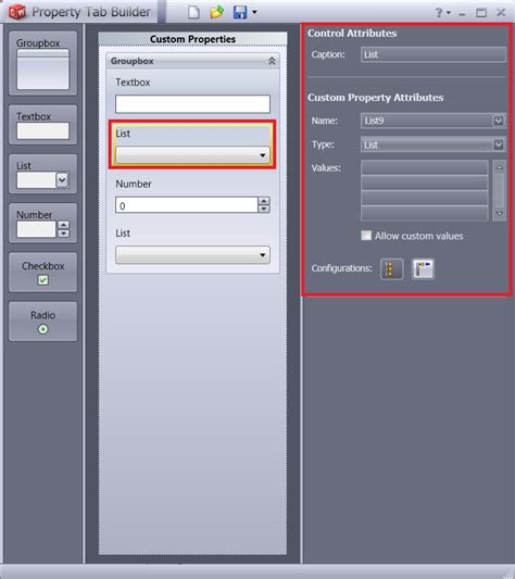 SOLIDWORKS Property Tab Builder