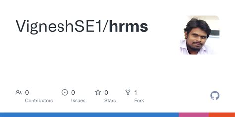 GitHub VigneshSE1 Hrms