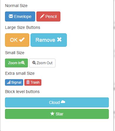 Bootstrap Button 9 Demos Custom Size Dropdown Navbar And More