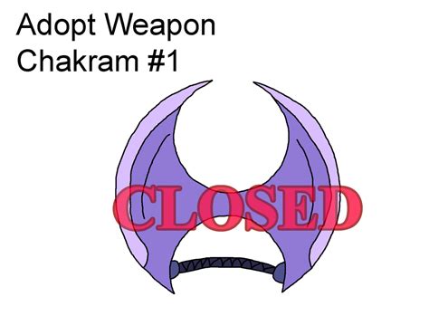 Adopt Weapon Chakram 1 Closed By Miguel Sepulveda On Deviantart