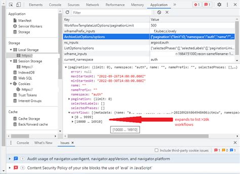 Archived Workflows Failed To Execute Setitem On Storage · Issue