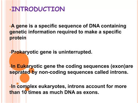 Fine Structureof Geneallelic Complementationand Split Gene Pptx