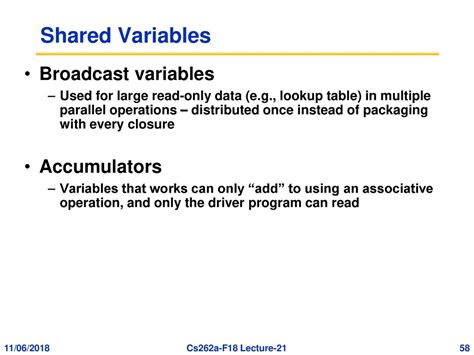 eecs 262a advanced topics in computer systems lecture 21 comparison of parallel db cs mr and