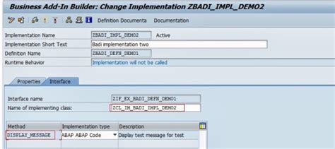 Classic Badi With Single Usesingle Implementation Sapcodes
