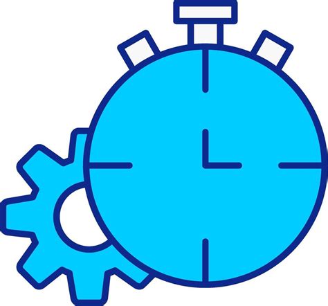Timeout Blue Filled Icon 37233271 Vector Art At Vecteezy