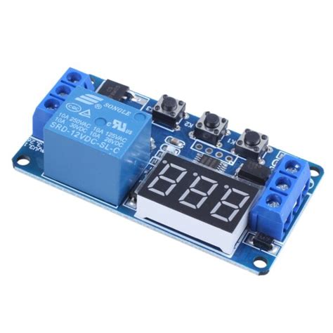 Automation Dc V Led Display Digital Delay Timer Control Switch Relay
