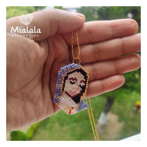 Dije De La Virgen Hacer Pulseras Bisuteria Collares Finos Pulseras