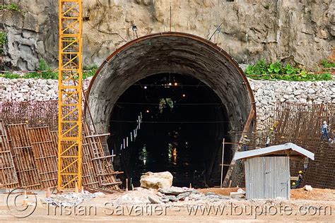 Nam Theun 2 Hydroelectric Project Laos Adit Downstream Canal Tunnel