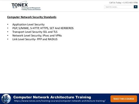 Computer Network Architecture Training