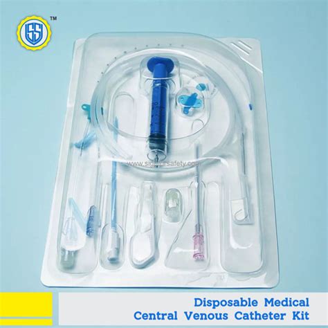 Disposable Medical Central Venous Catheter Kit Pack Of 50 Signforsafety