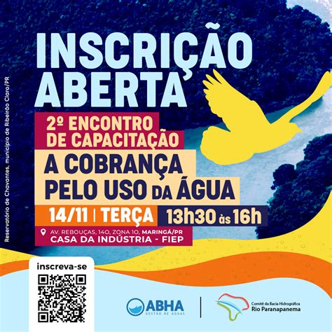 Cobrança pelo Uso da Água é tema de capacitação do Comitê do Rio
