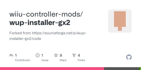 GitHub Wiiu Controller Mods Wup Installer Gx Forked From Https Sourceforge Net P Wup