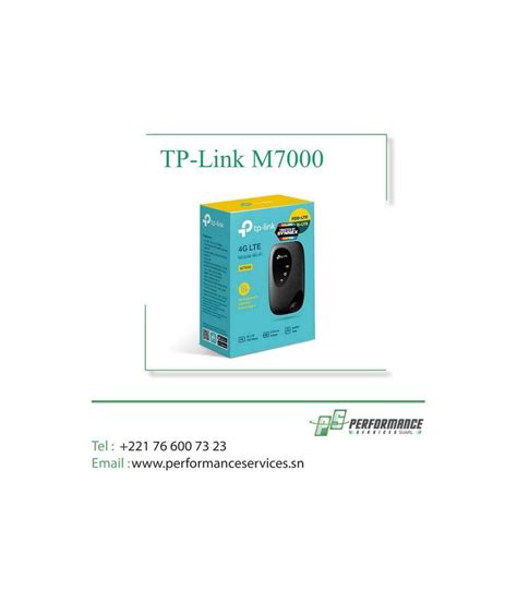 Modem Routeur Mobile TP Link M7000 4G LTE WiFi