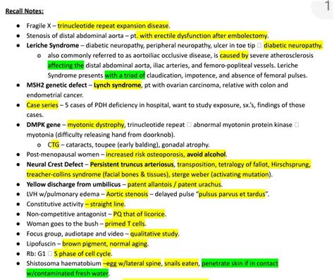 Step 1 Recalls Notes Ace Usmle Step 1 With Expertly Crafted Recall Q
