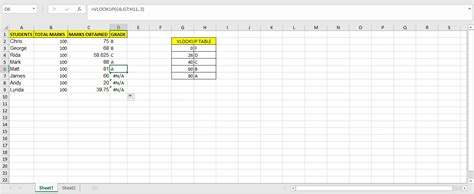 Vlookup