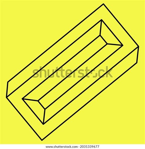 Vektor Stok Impossible Objects Optical Illusion Shapes 3d Tanpa Royalti 2031339677 Shutterstock