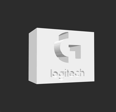 Stl File Logitech Logo・3d Printer Design To Download・cults