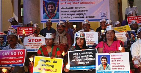 How A Students Suicide Has Reignited A Debate Over Caste In India
