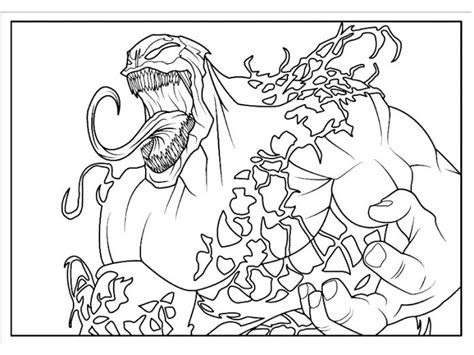 Coloriage Venom images à imprimer
