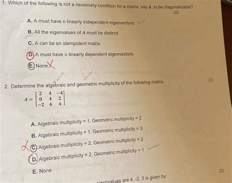 Solved Let U And V K A Find K Such That Chegg Com