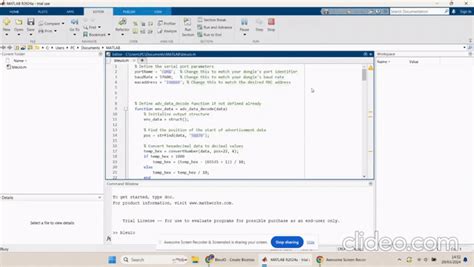 Plotting Real Time Air Quality Data From A Bluetooth Air Quality