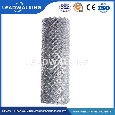 Leadwalking Black Chain Link Fence Gate OEM Customized 6FT Black Chain