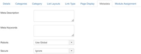Help310menus Menu Item Weblink Categories Joomla Documentation