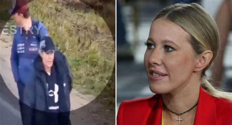 Shocking Moment Putins Goddaughter Flees Russia On Foot