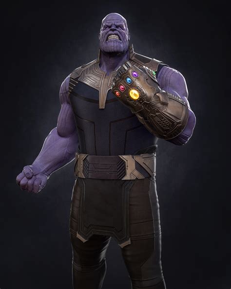 Creating Thanos And The Infinity Gauntlet Finished Projects Blender Artists Community