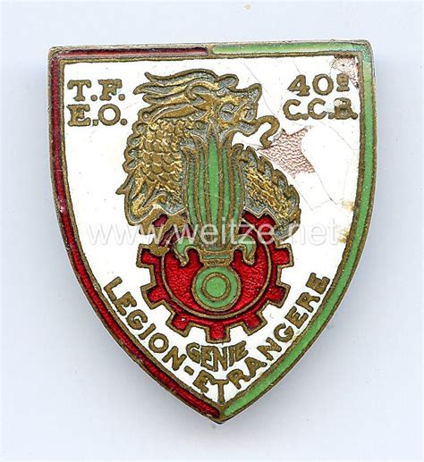 Frankreich Fremdenlegion Indochina Abzeichen Der 40 Compagnie De