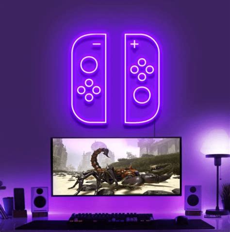 Control Nintendo Switch Led Neón