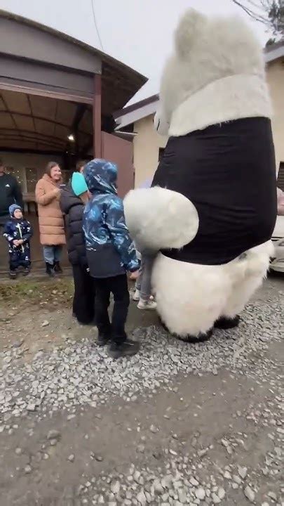 Мишка Умка с букетом цветов спешит поздравить с ДР мишкаумка белыймишка Umkarostov умка ДР