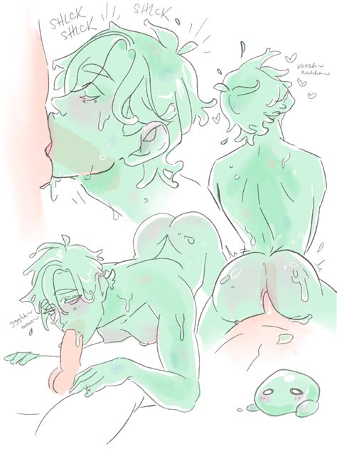 Rule 34 3 4 Anal Anal Sex Anus Ass Balls Blush Closed Eyes Deep Throat Dripping Duo Genitals