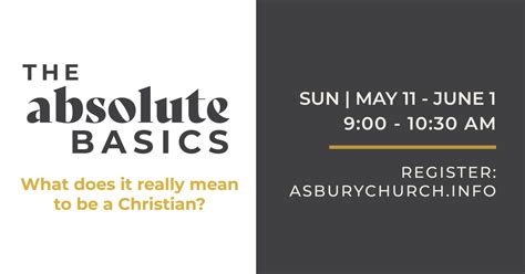 The Absolute Basics Asbury Tulsa