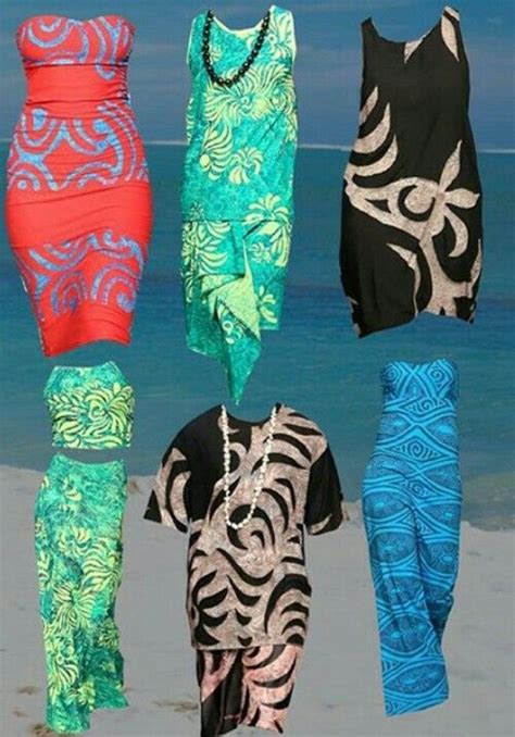 Fiji Fashion Style Hawaian Dress Ethnic Fashion African Fashion Hula