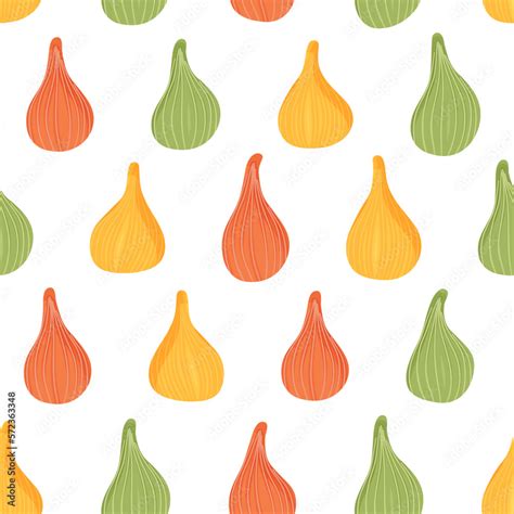 Seamless Pattern With Colorful Modak Vector Illustration Traditional