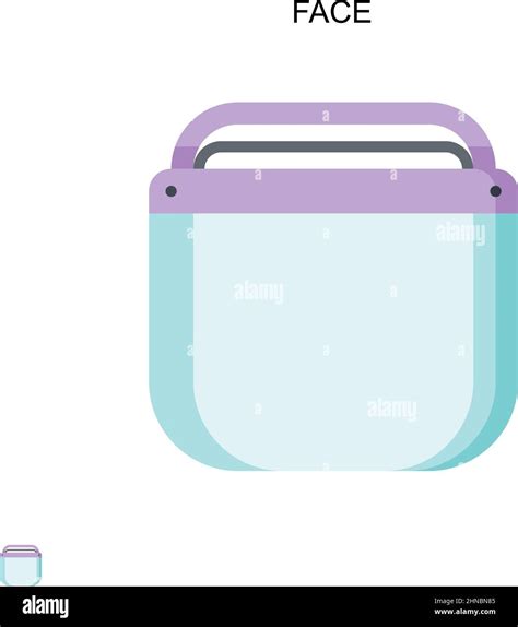 Face Simple Vector Icon Illustration Symbol Design Template For Web Mobile Ui Element Stock