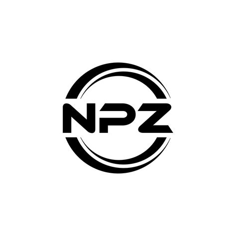 Npz Letter Logo Design In Illustration Vector Logo Calligraphy
