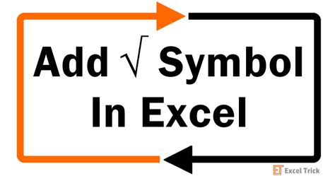 How To Insert Square Root Symbol √ In Excel 6 Quick Ways
