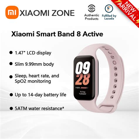 New Arrival Original Global Version Xiaomi Smart Band Active In Stock Lazada Singapore