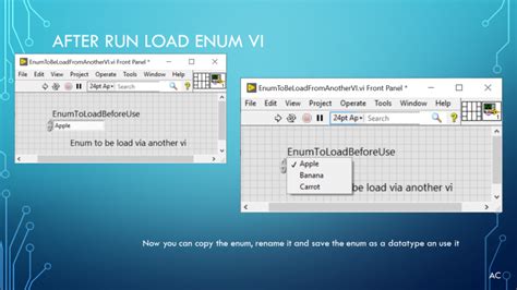 Labviewr Preload An Enum With A String Array Test Engineers Resource